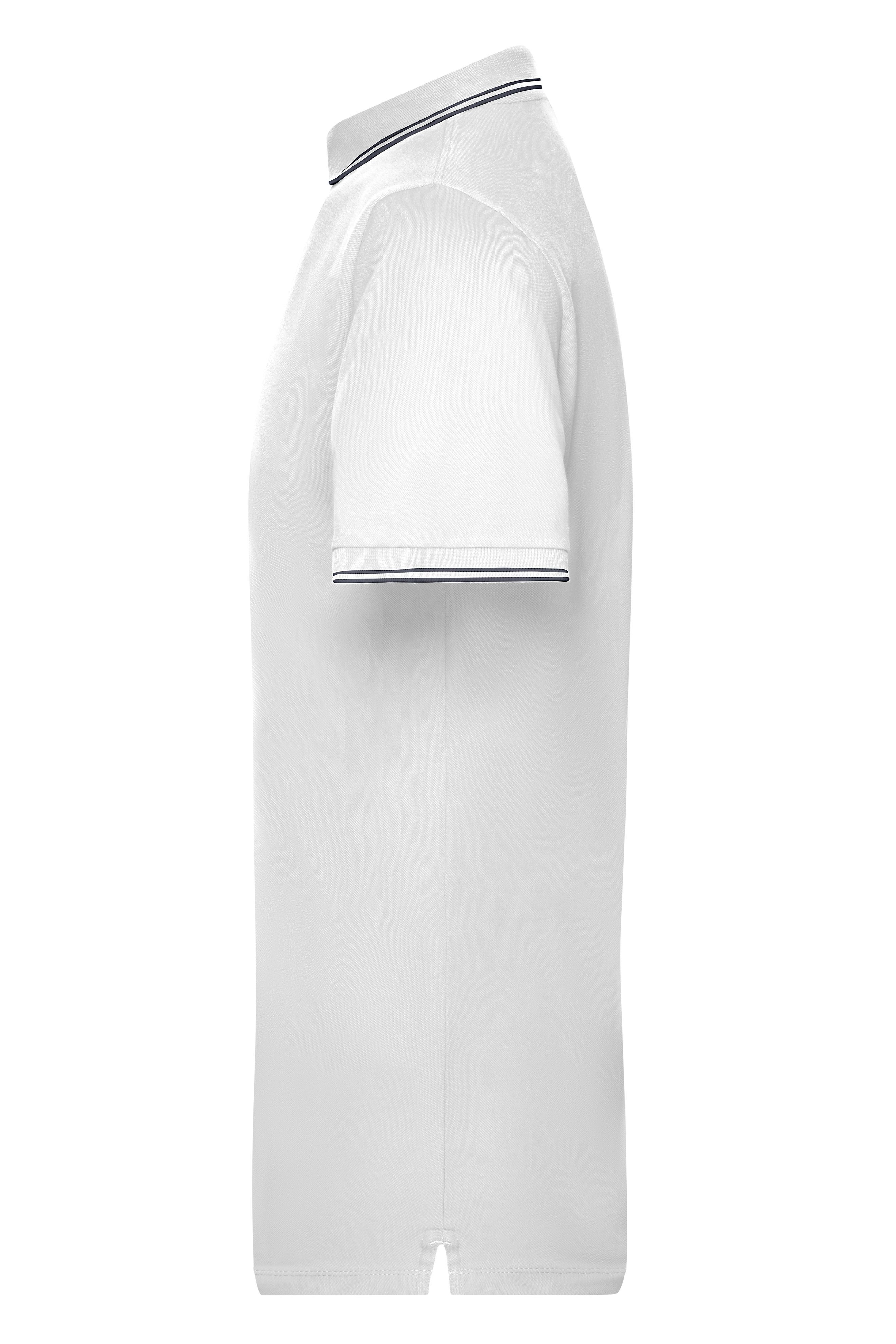 Herren Men's Polo White/navy-Daiber