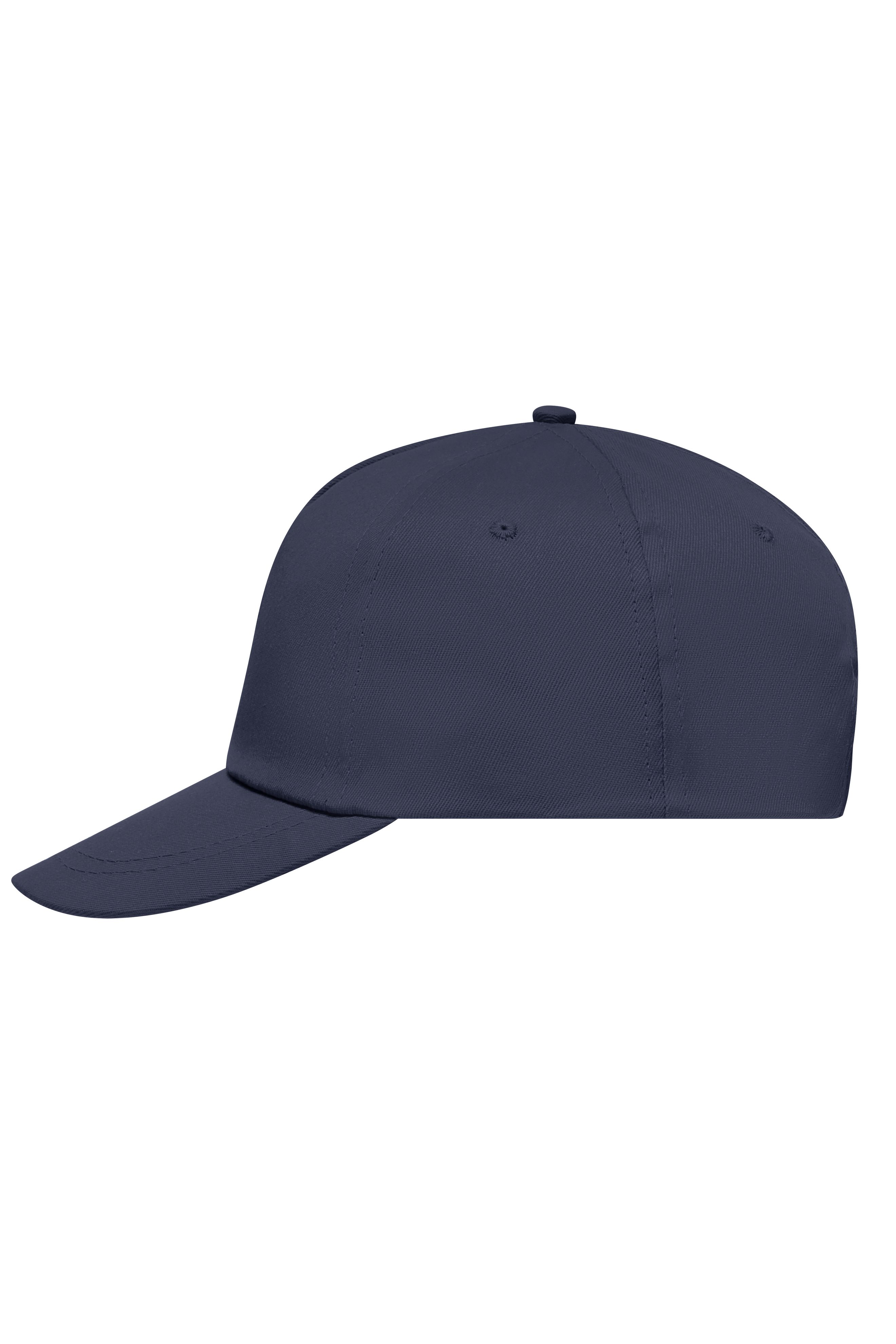 Unisex 5 Panel Promo Cap Lightly Laminated Navy-Daiber