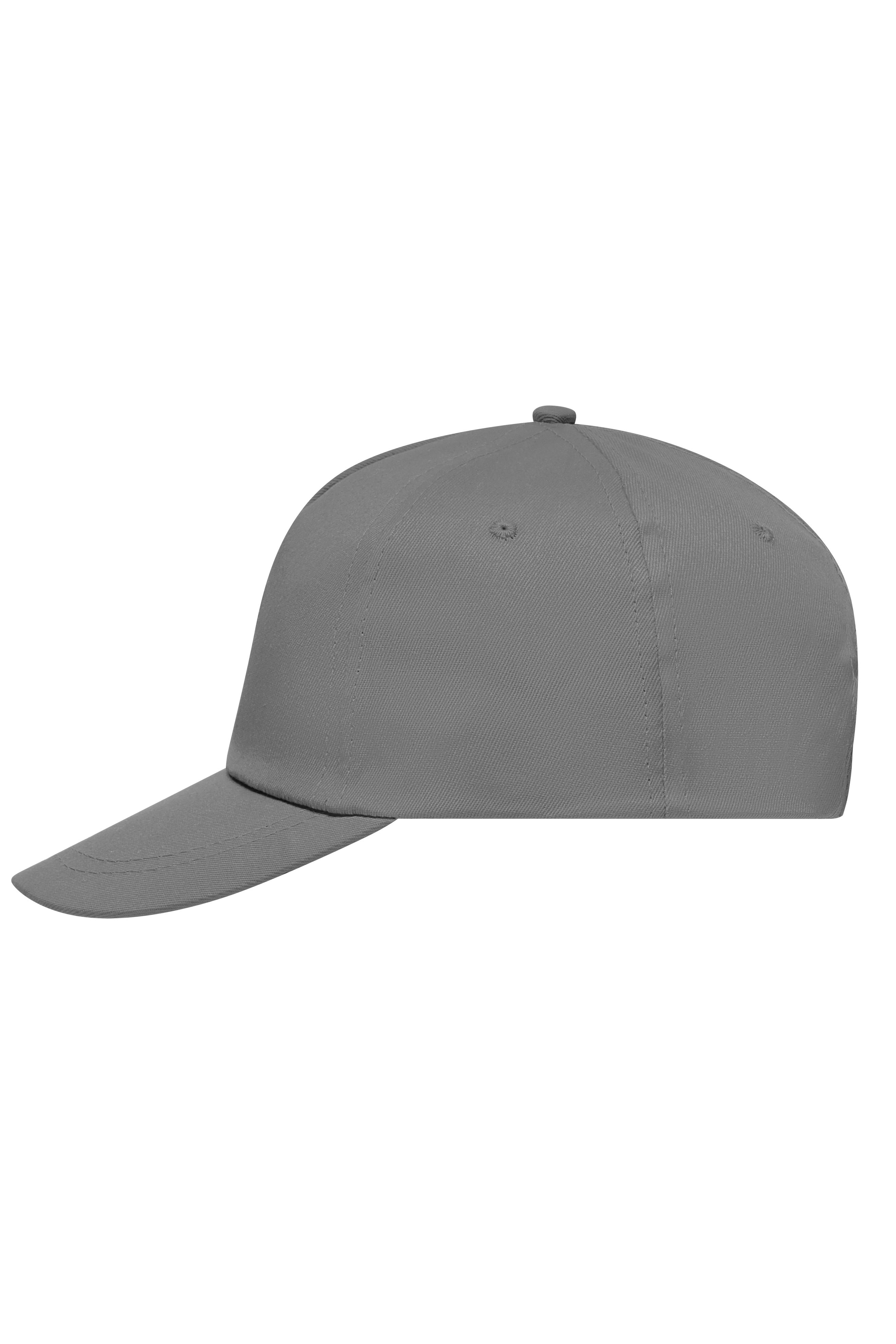 Unisex 5 Panel Promo Cap Lightly Laminated Dark-grey-Daiber