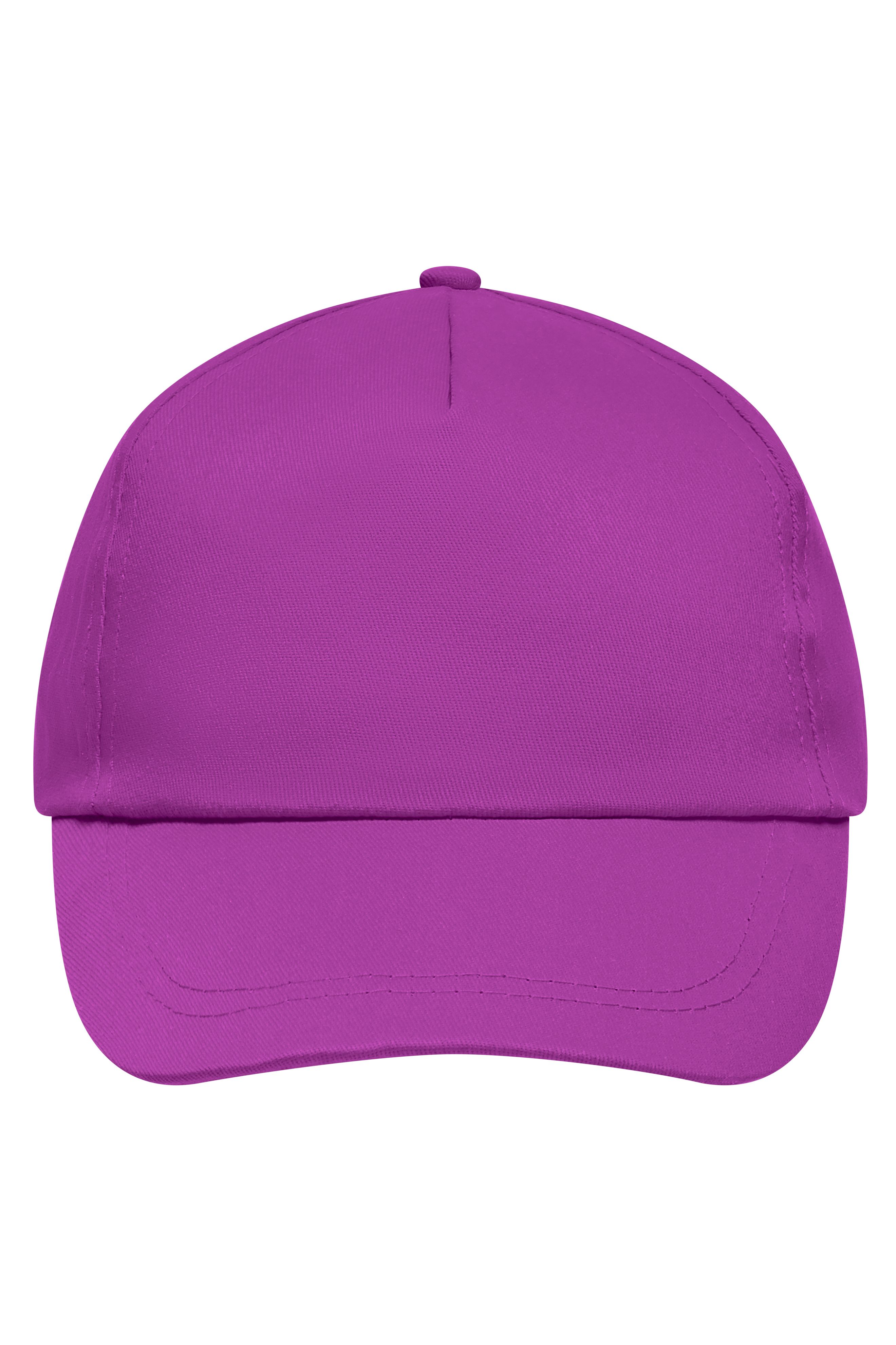 Unisex 5 Panel Promo Cap Lightly Laminated Purple-Daiber