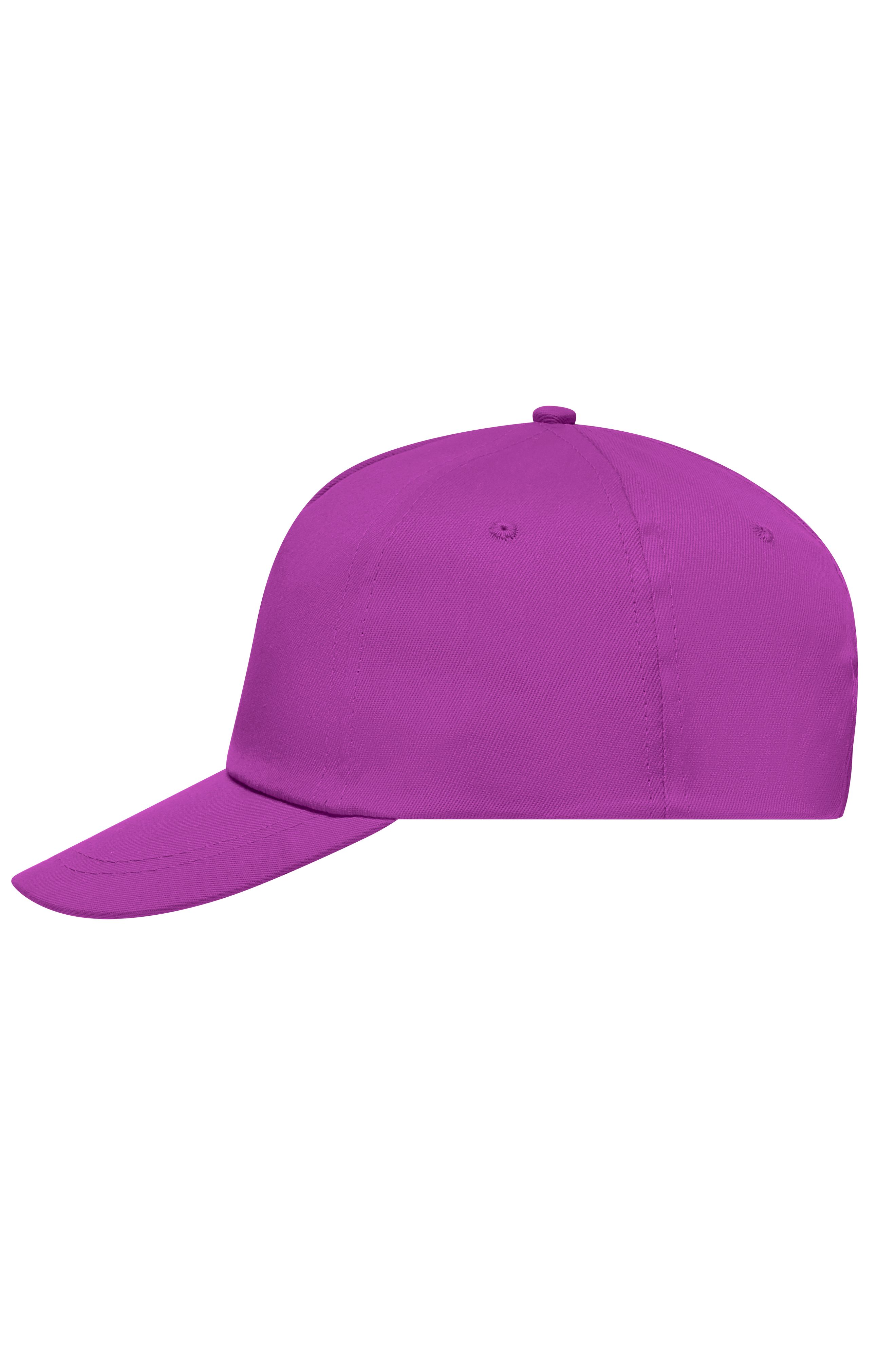 Unisex 5 Panel Promo Cap Lightly Laminated Purple-Daiber