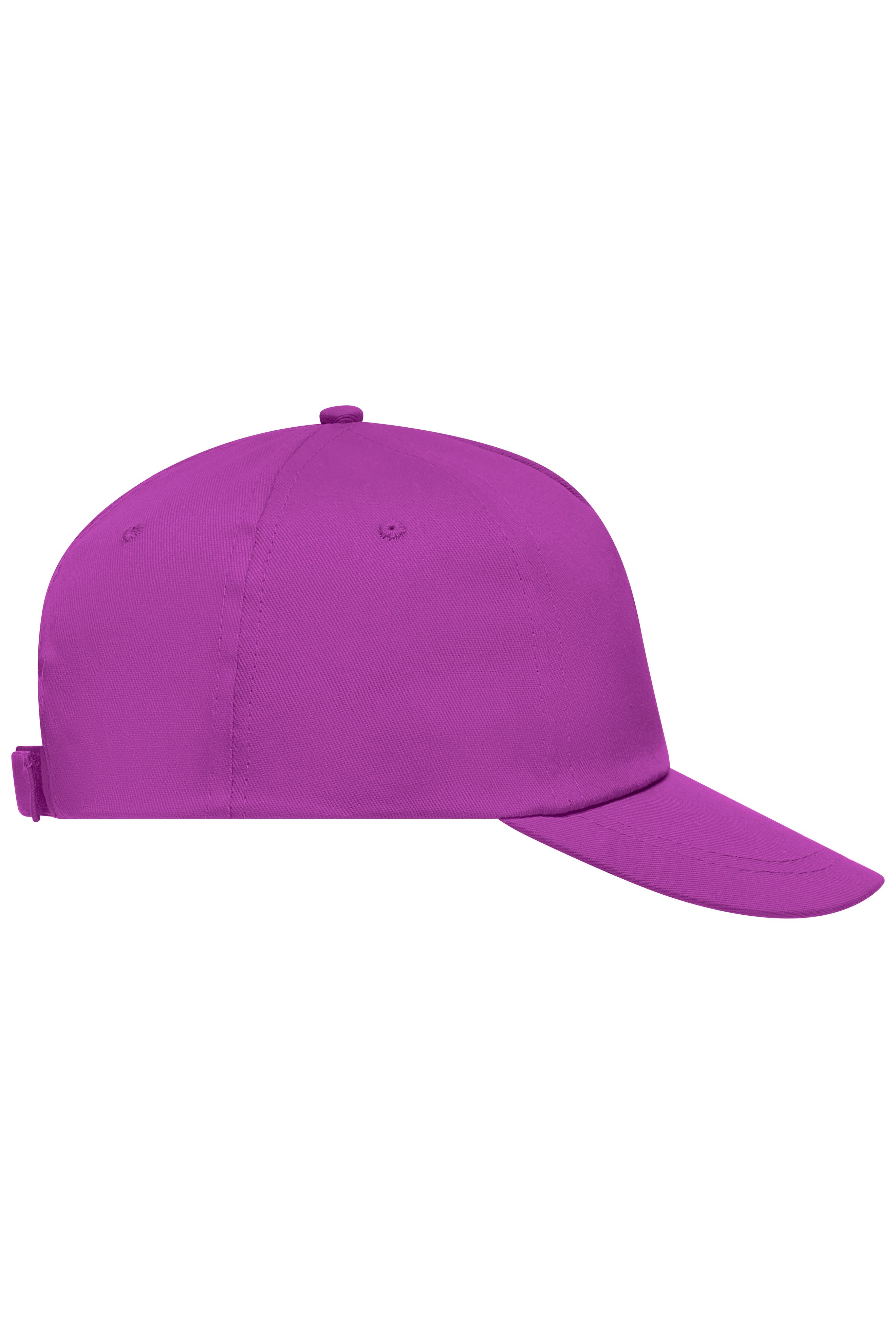 Unisex 5 Panel Promo Cap Lightly Laminated Purple-Daiber