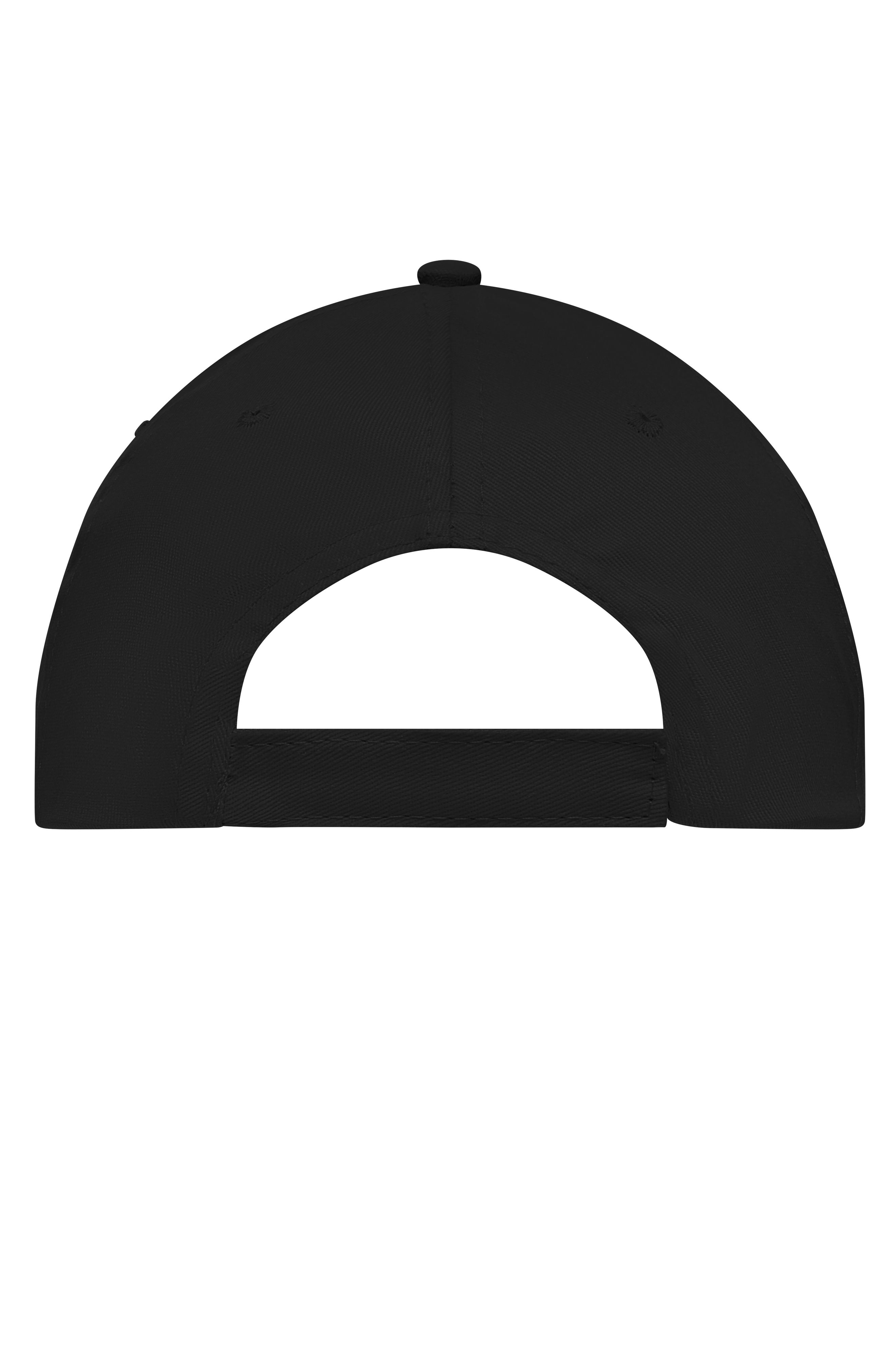 Unisex 5 Panel Promo Cap Lightly Laminated Black-Daiber