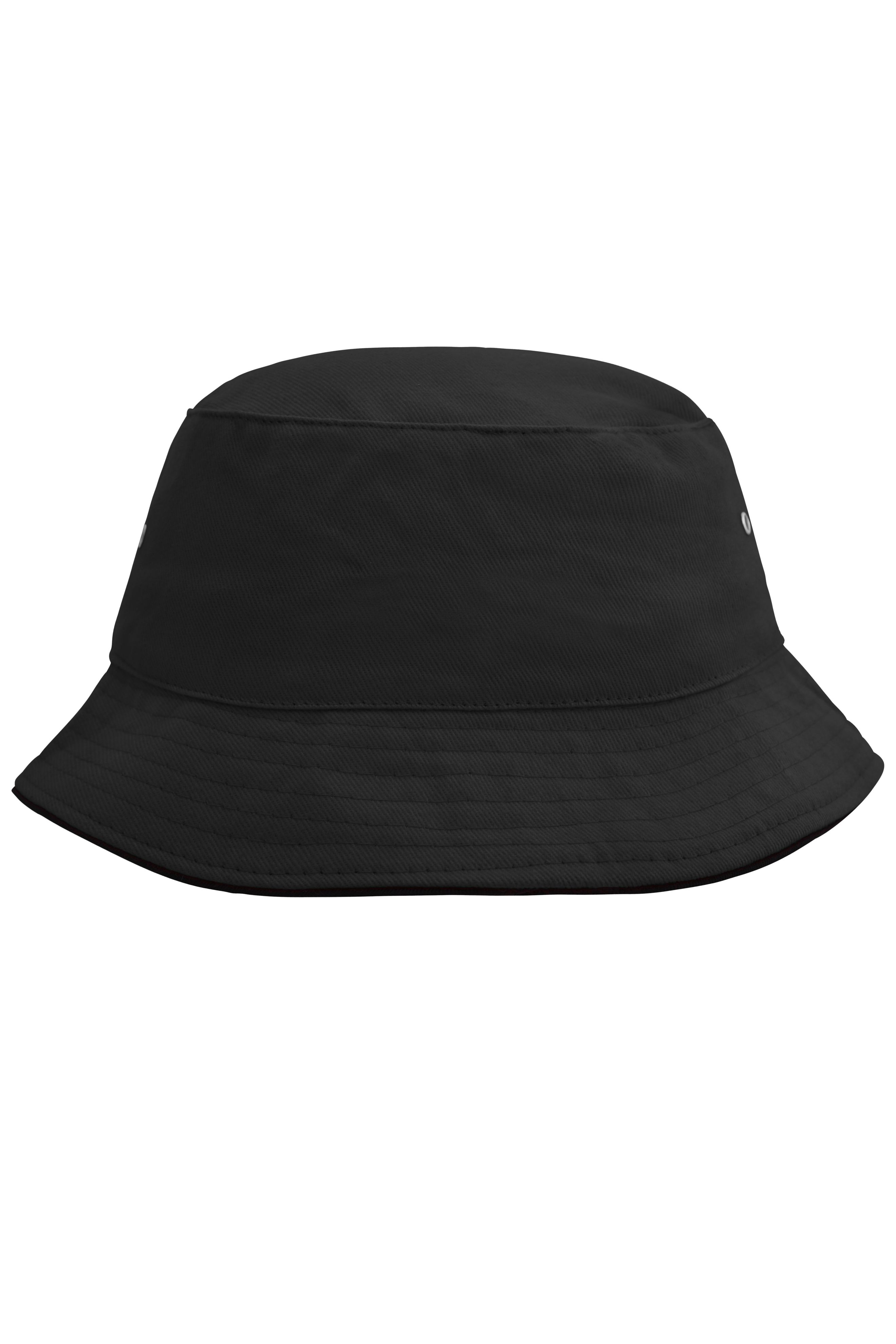 Ladies Fisherman Piping Hat Black/black-Daiber
