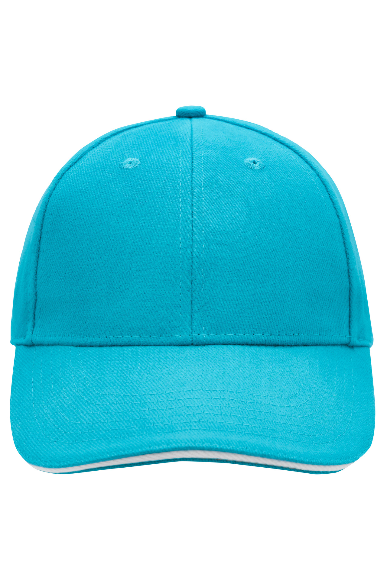 Unisex 6 Panel Sandwich Cap Pacific/white-Daiber