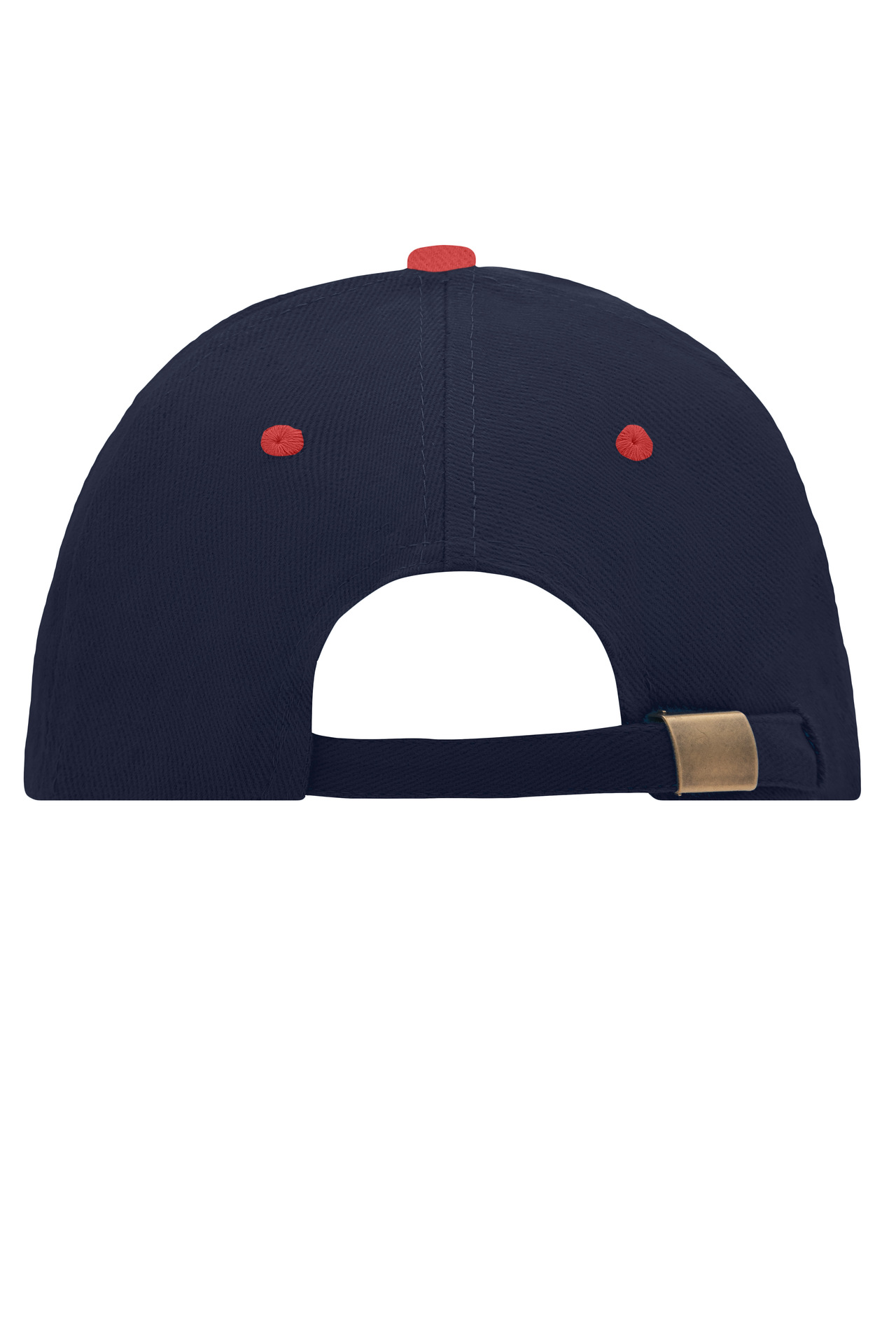 Unisex 6 Panel Sandwich Cap Navy/red/navy-Daiber