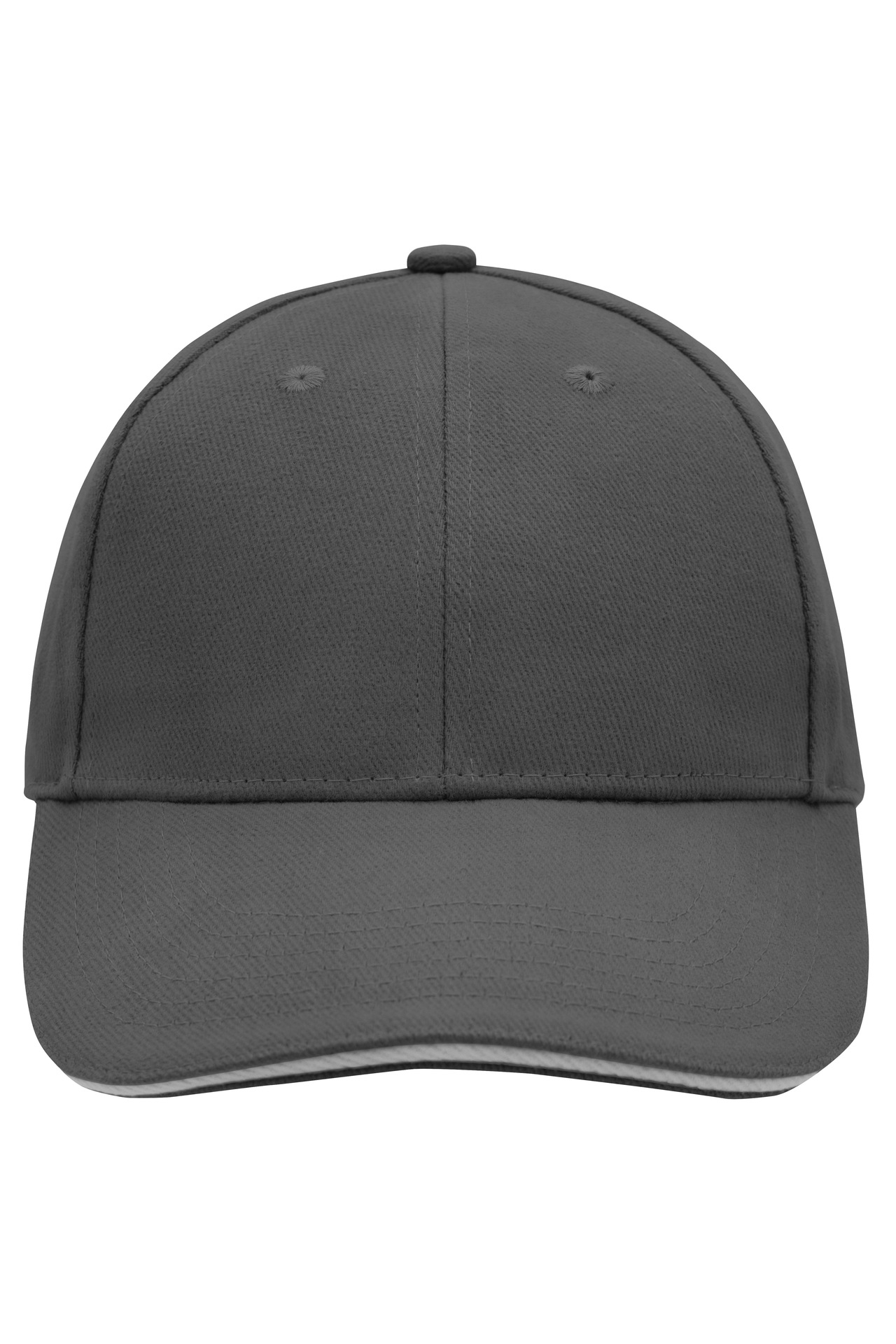 Unisex 6 Panel Sandwich Cap Graphite/light-grey-Daiber