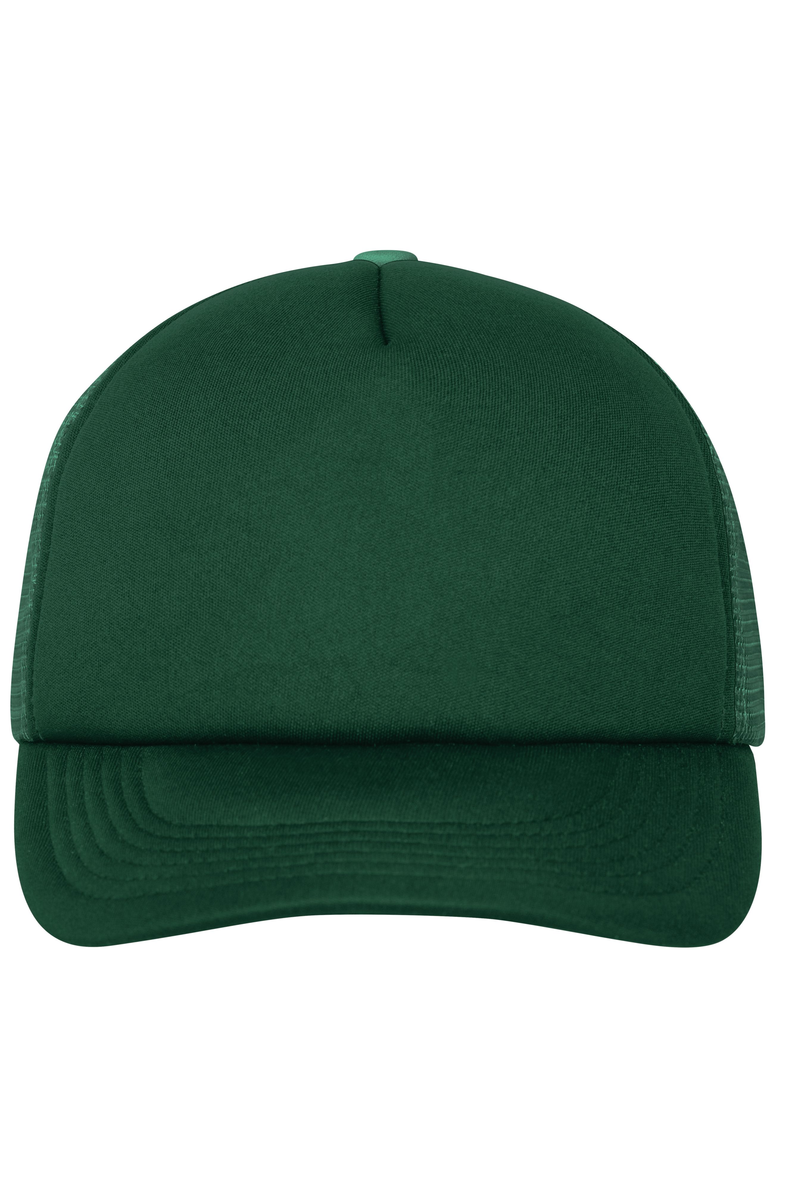 Unisex 5 Panel Polyester Mesh Cap Dark-green-Daiber