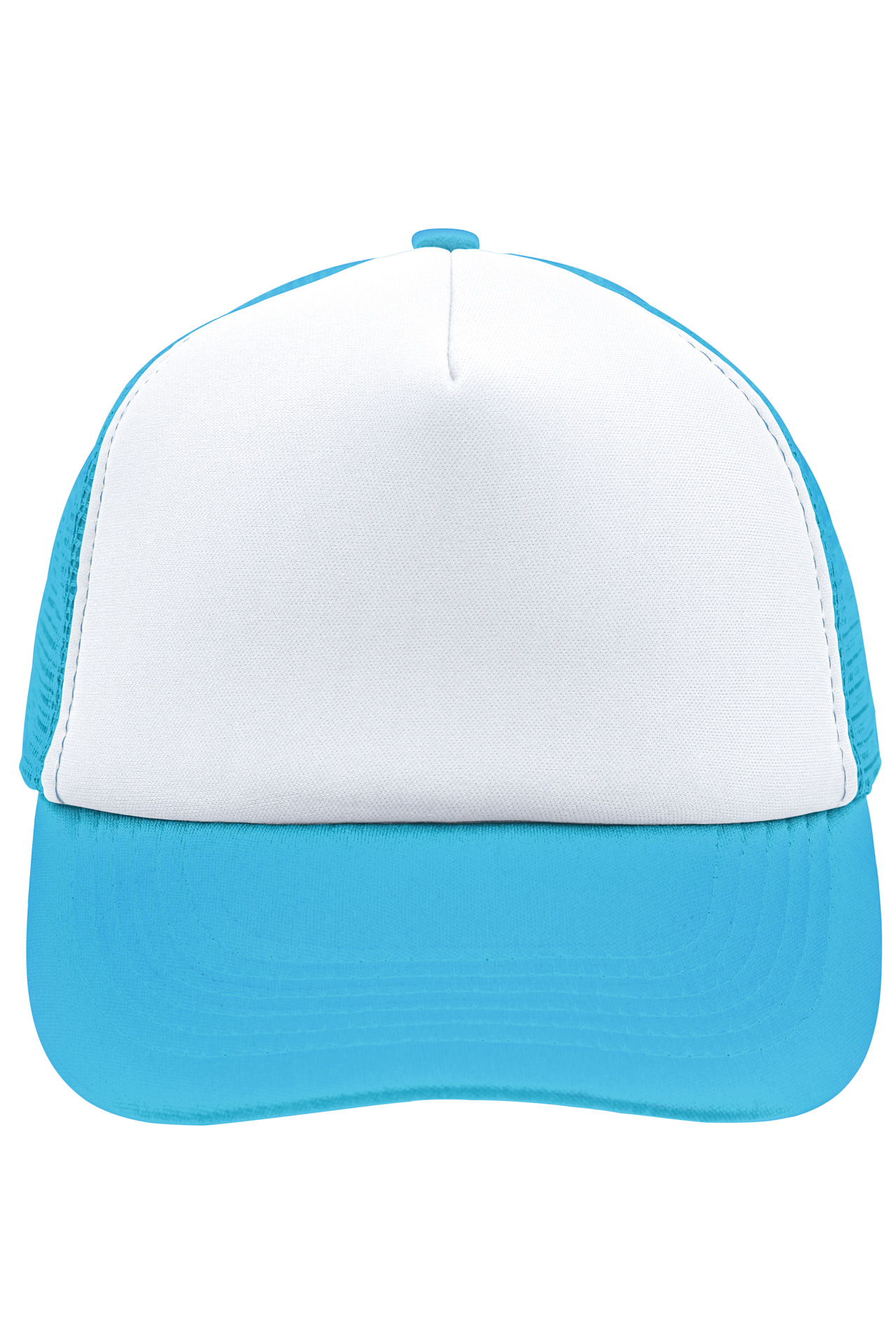 Unisex 5 Panel Polyester Mesh Cap White/pacific-Daiber