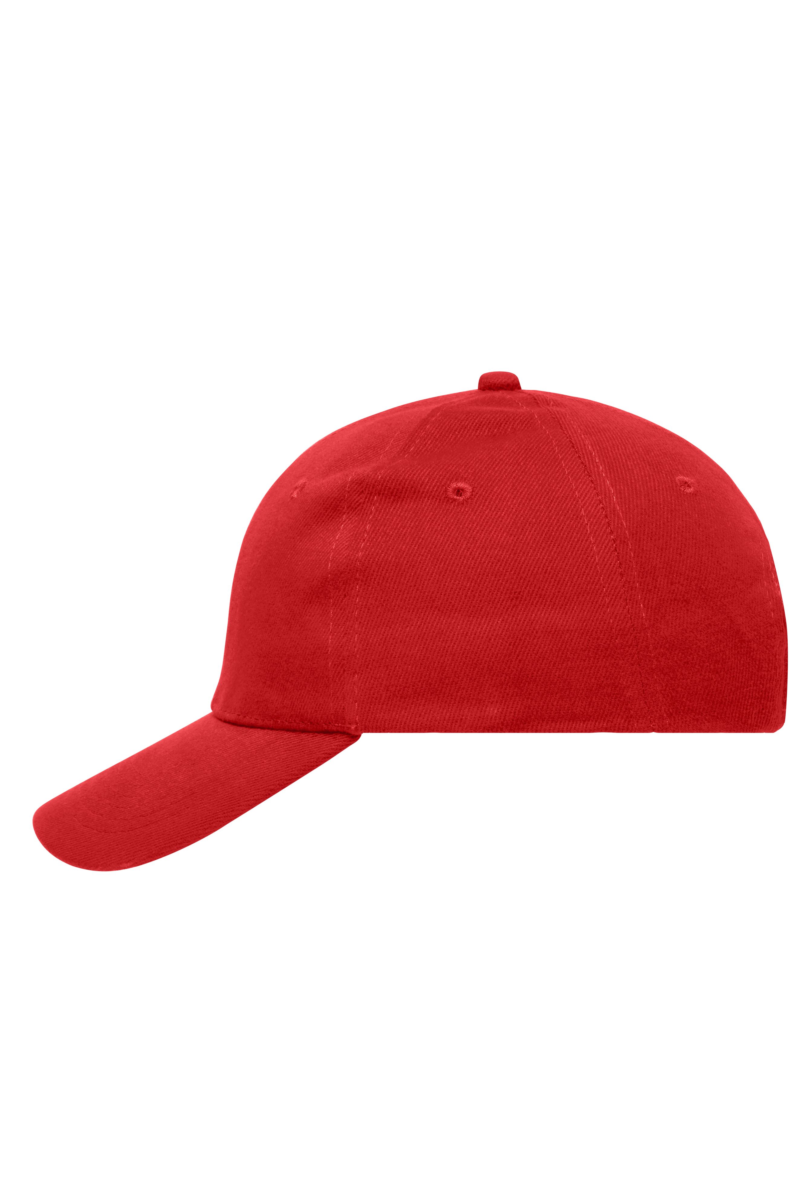 Unisex 6 Panel Cap Heavy Cotton Red-Daiber