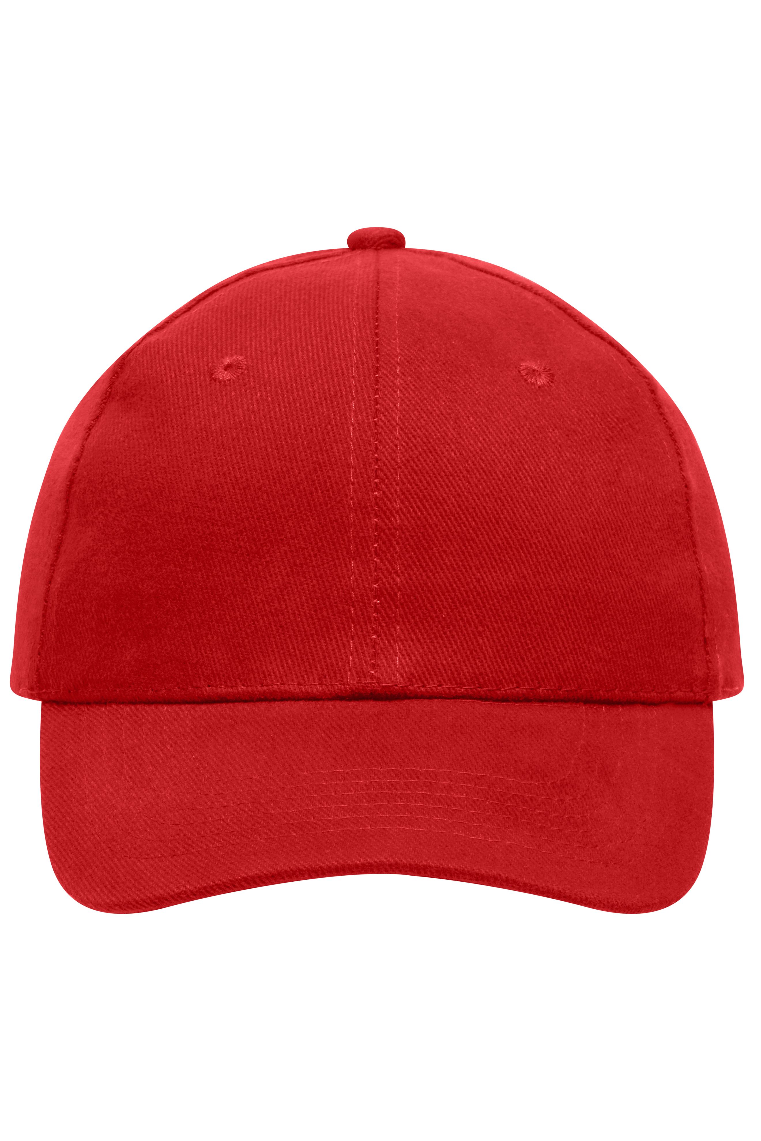 Unisex 6 Panel Cap Heavy Cotton Red-Daiber