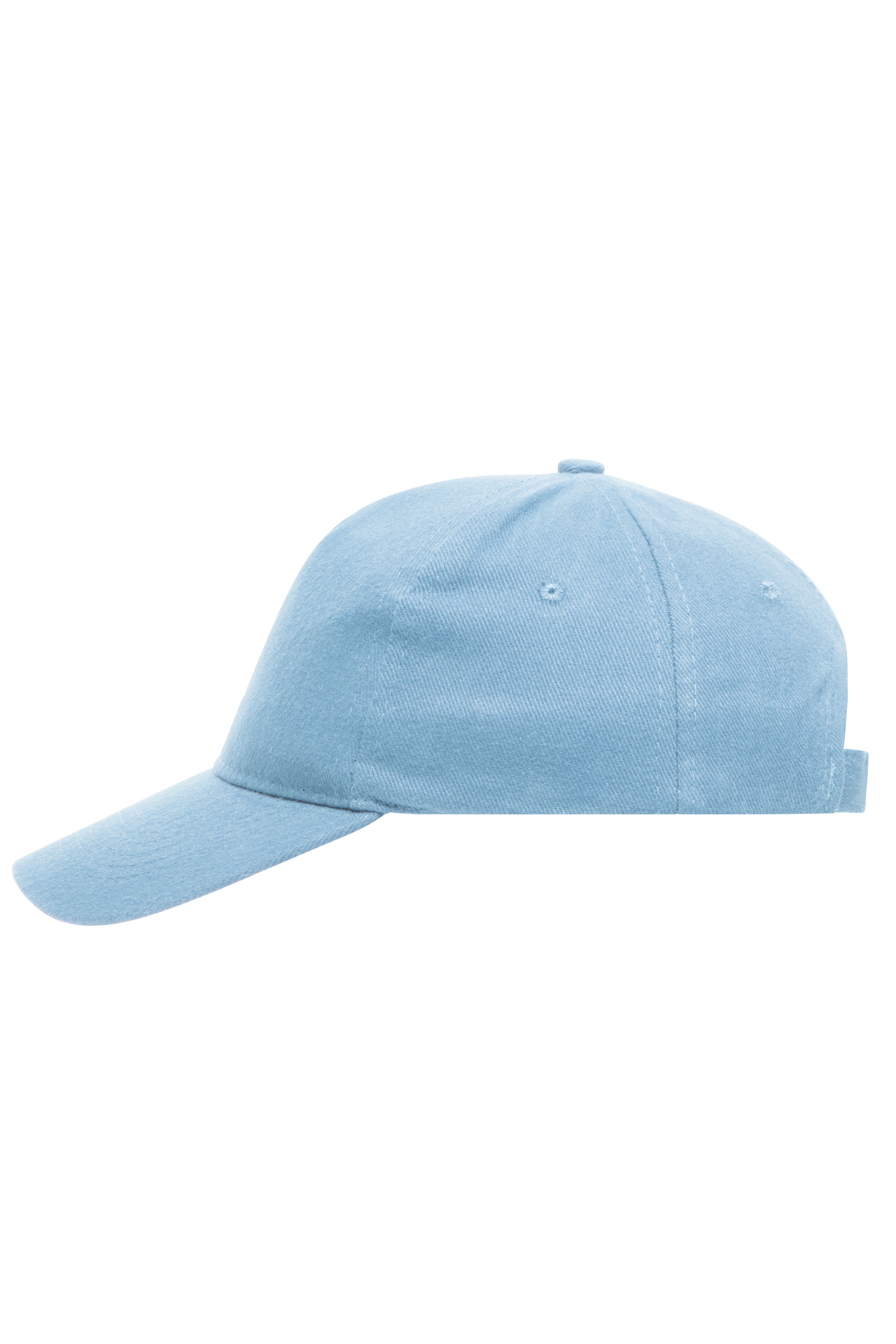 Unisex 5 Panel Cap Heavy Cotton Light-blue-Daiber