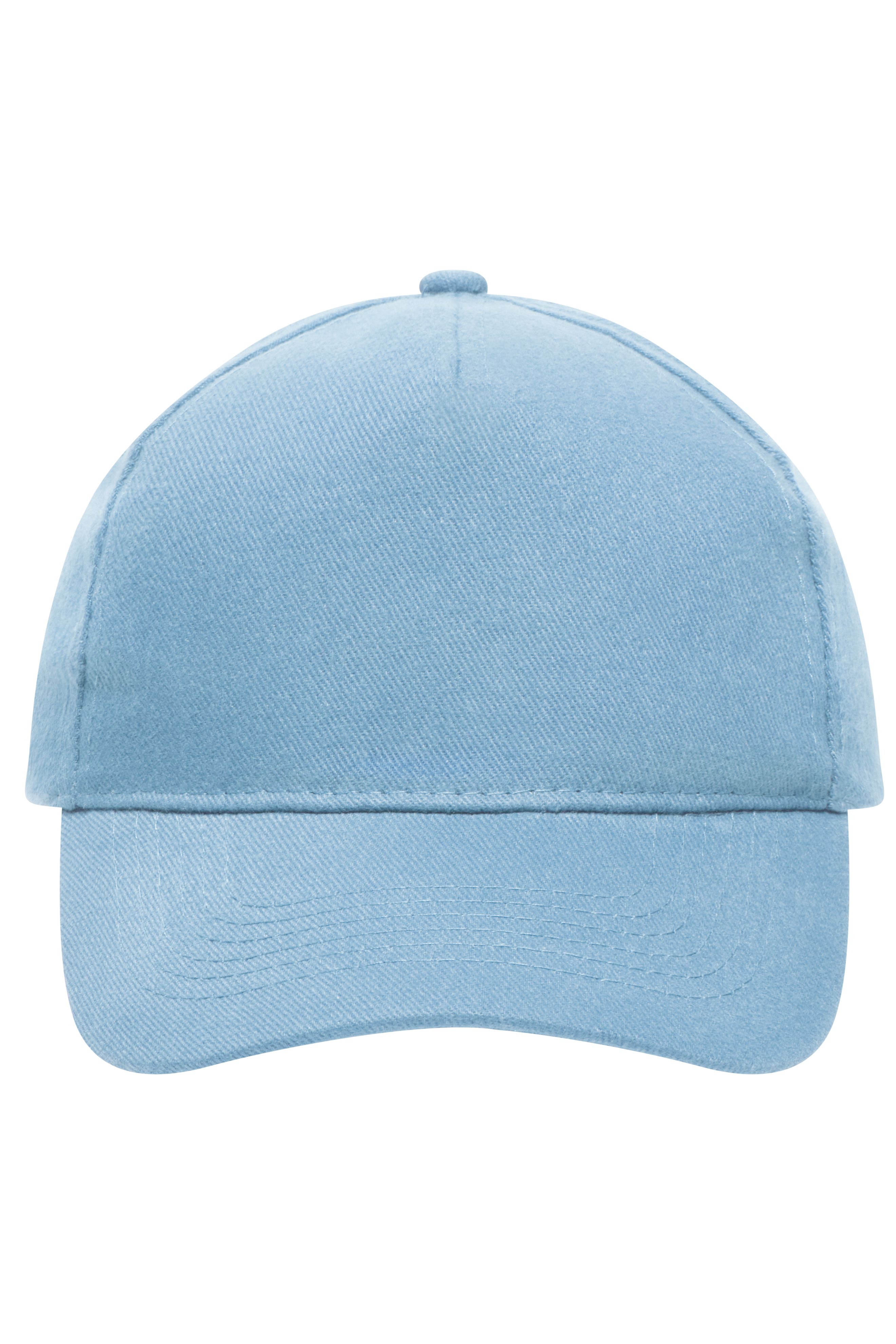 Unisex 5 Panel Cap Heavy Cotton Light-blue-Daiber