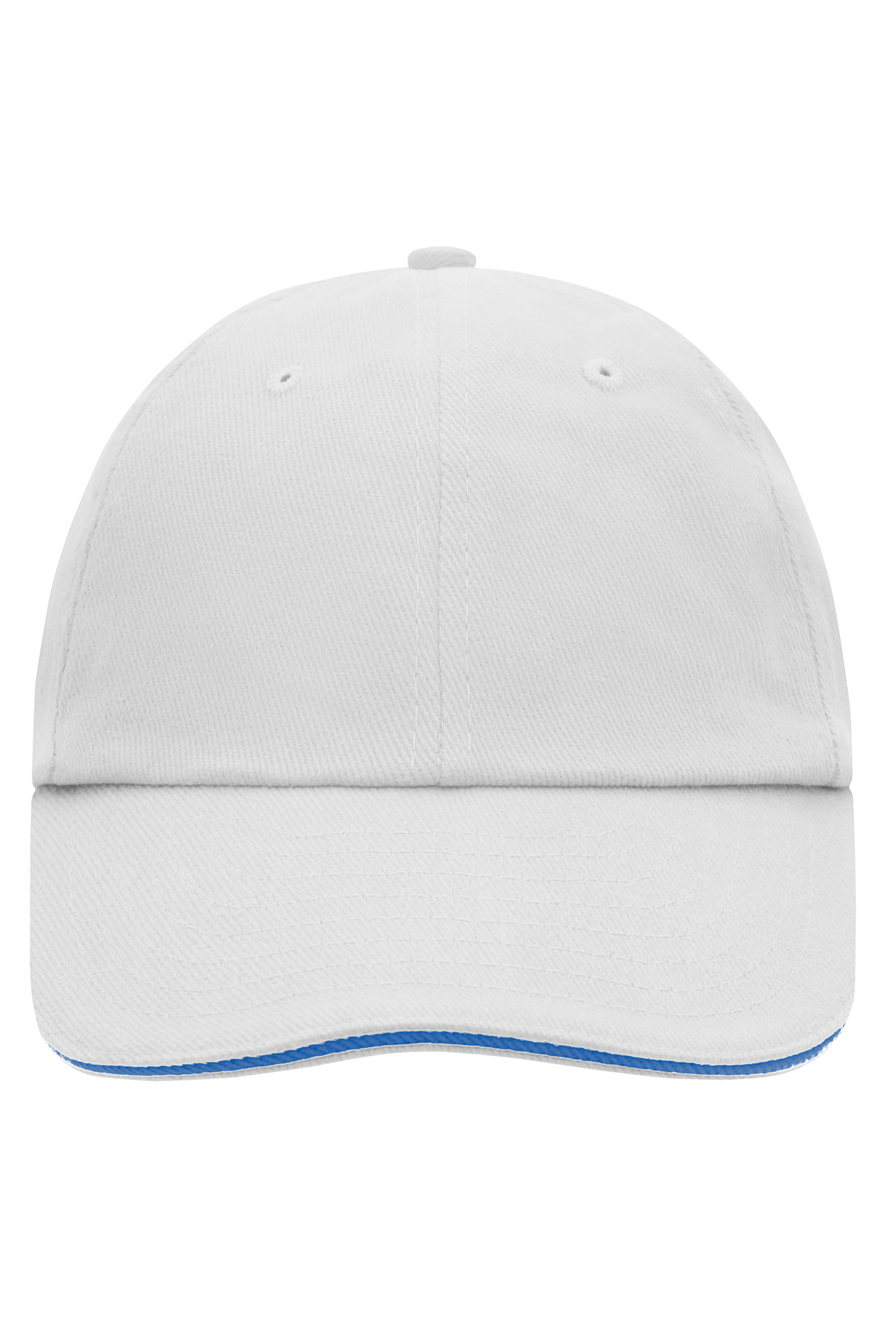 Unisex 6 Panel Raver Sandwich Cap White/aqua-Daiber