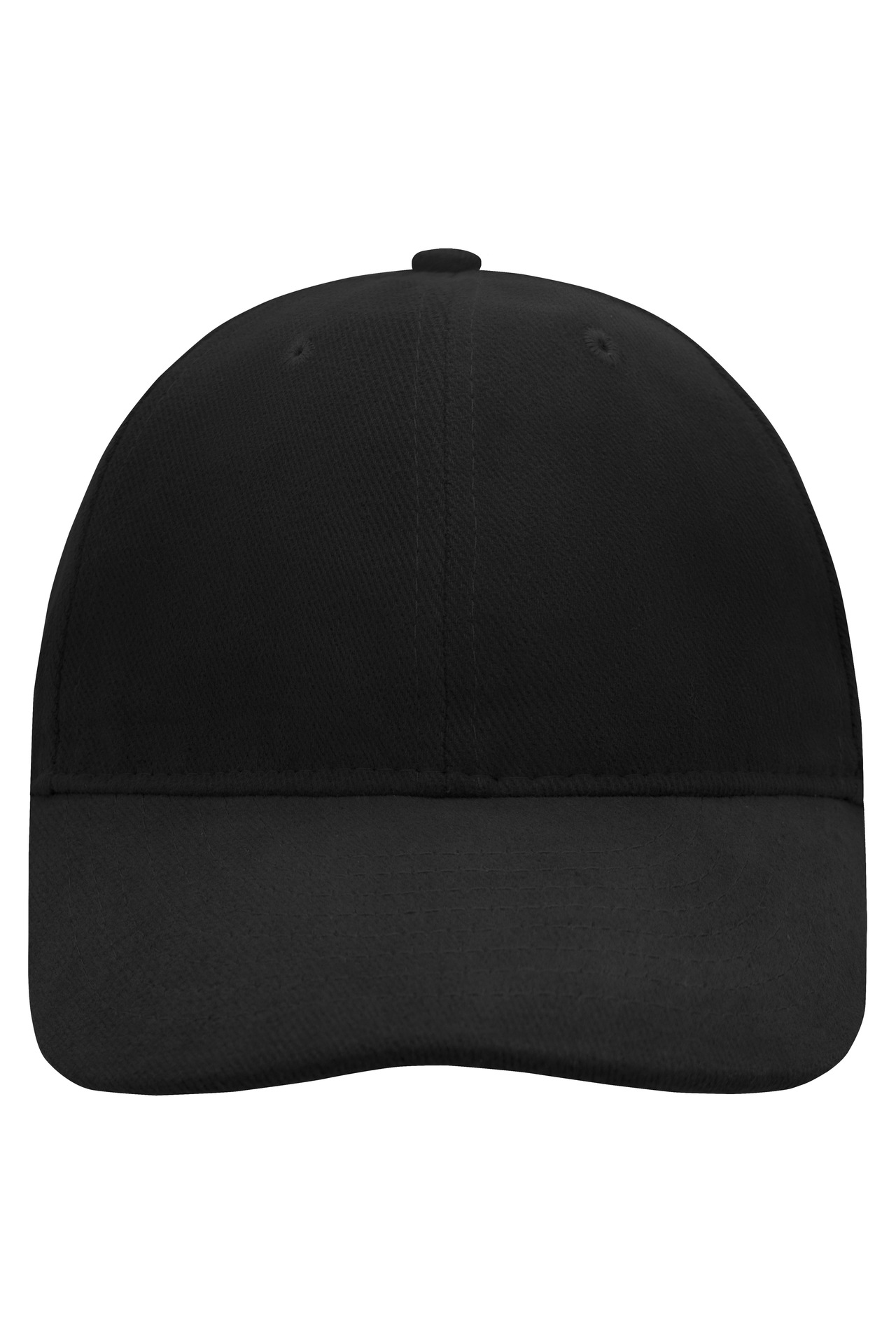 Unisex 6 Panel Softlining Raver Cap Black-Daiber