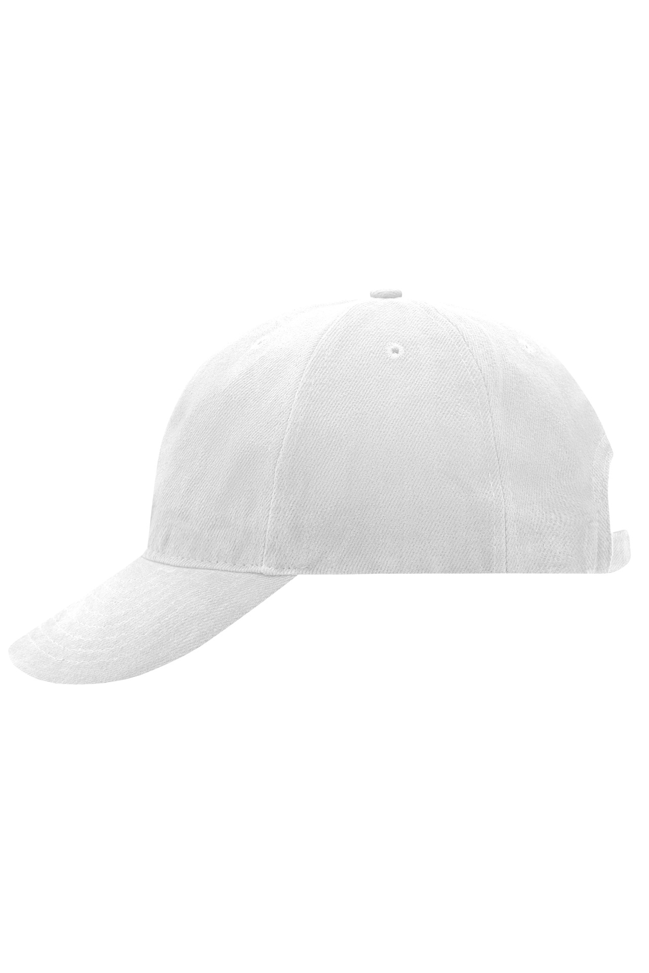 Unisex 6 Panel Softlining Raver Cap White-Daiber