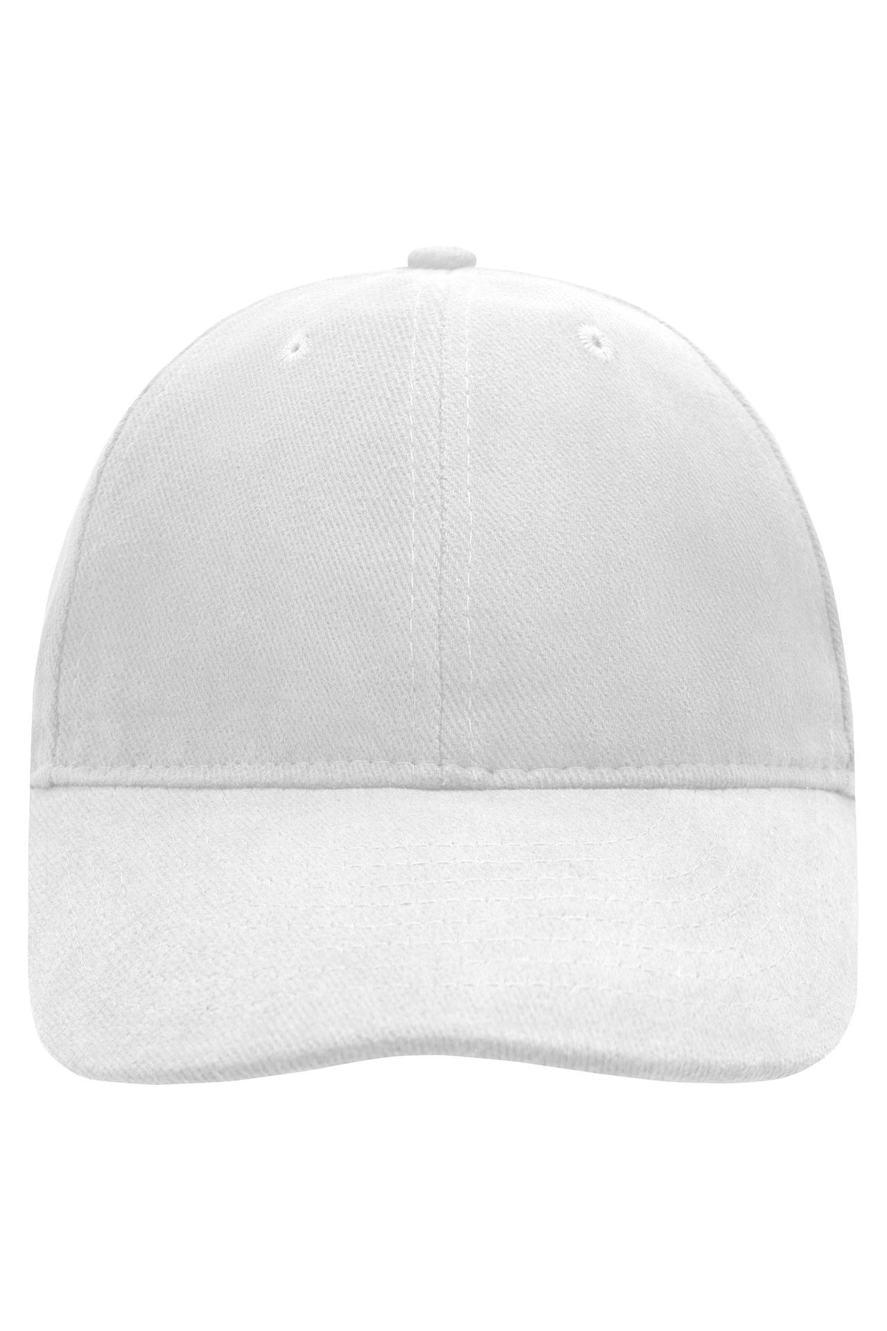 Unisex 6 Panel Softlining Raver Cap White-Daiber