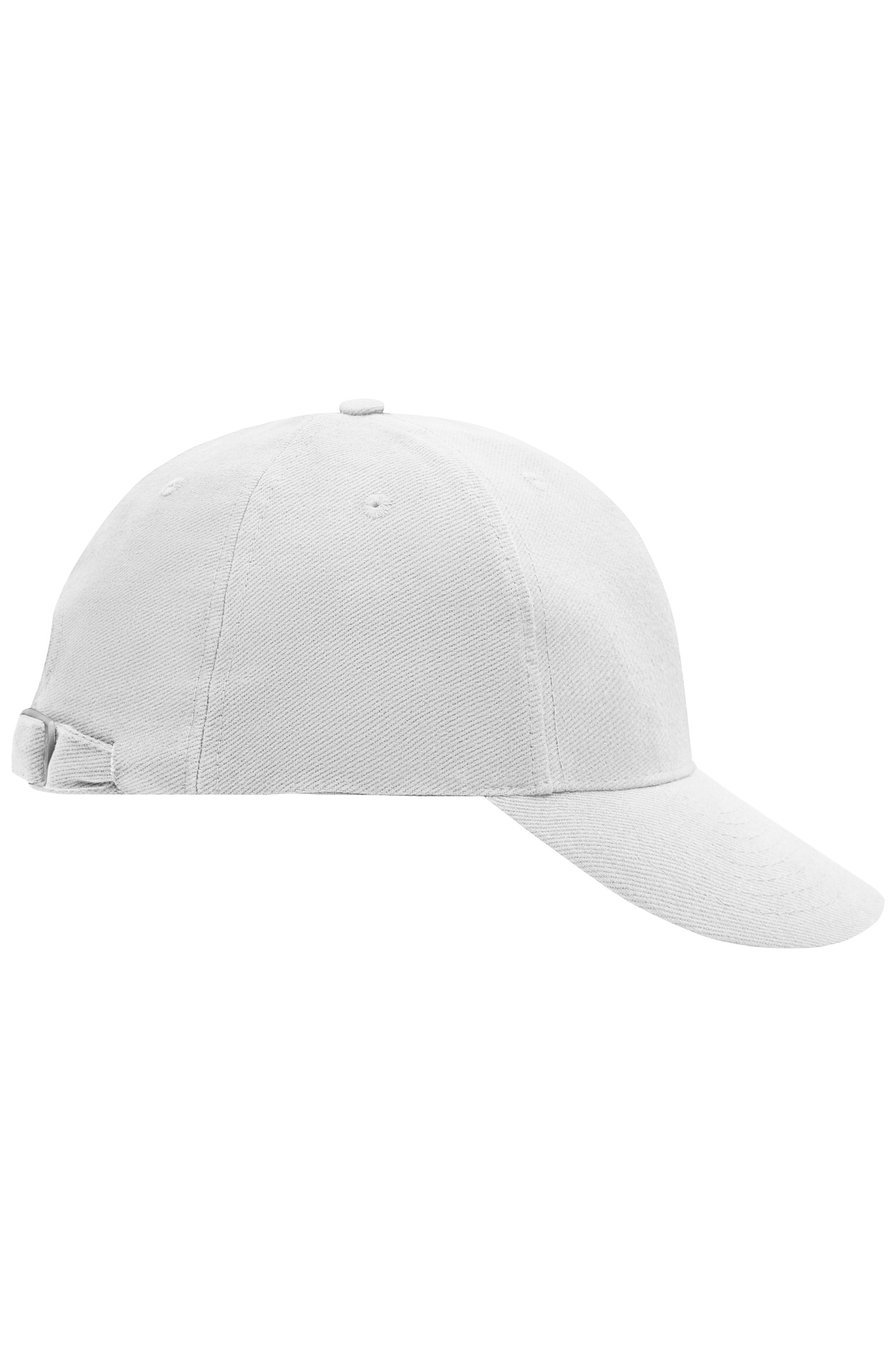 Unisex 6 Panel Raver Cap Laminated White-Daiber