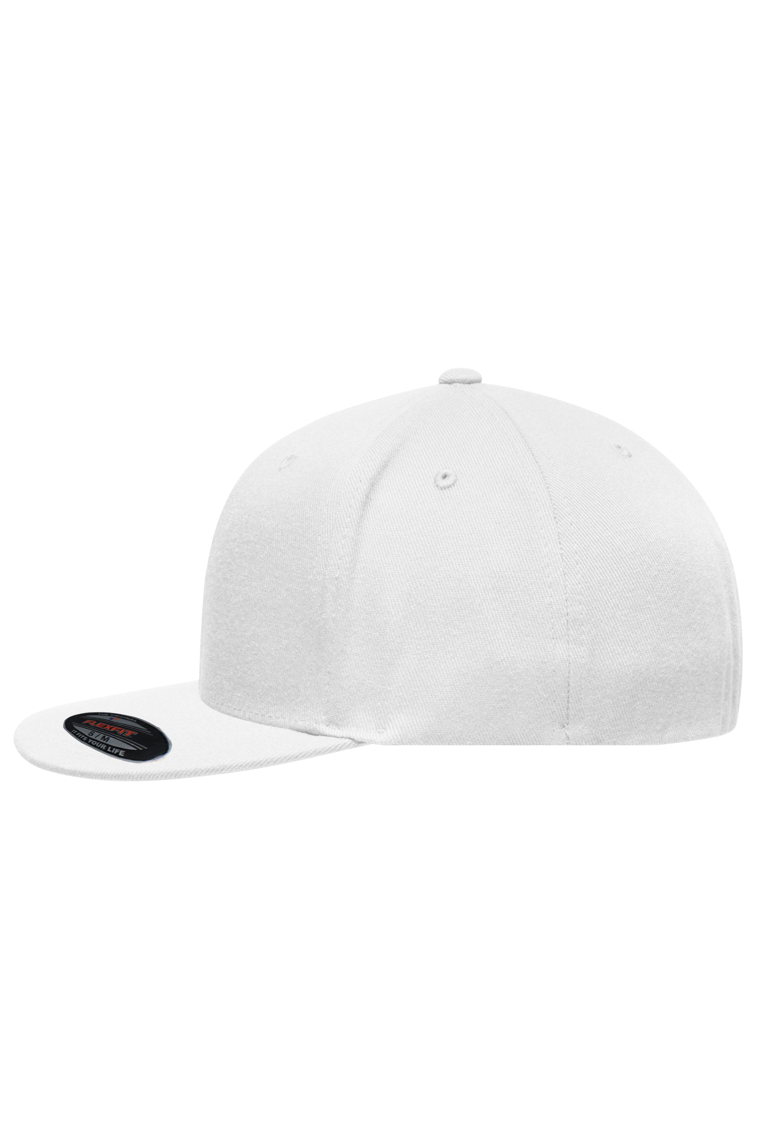Unisex Flexfit® Flat Peak Cap White-Daiber