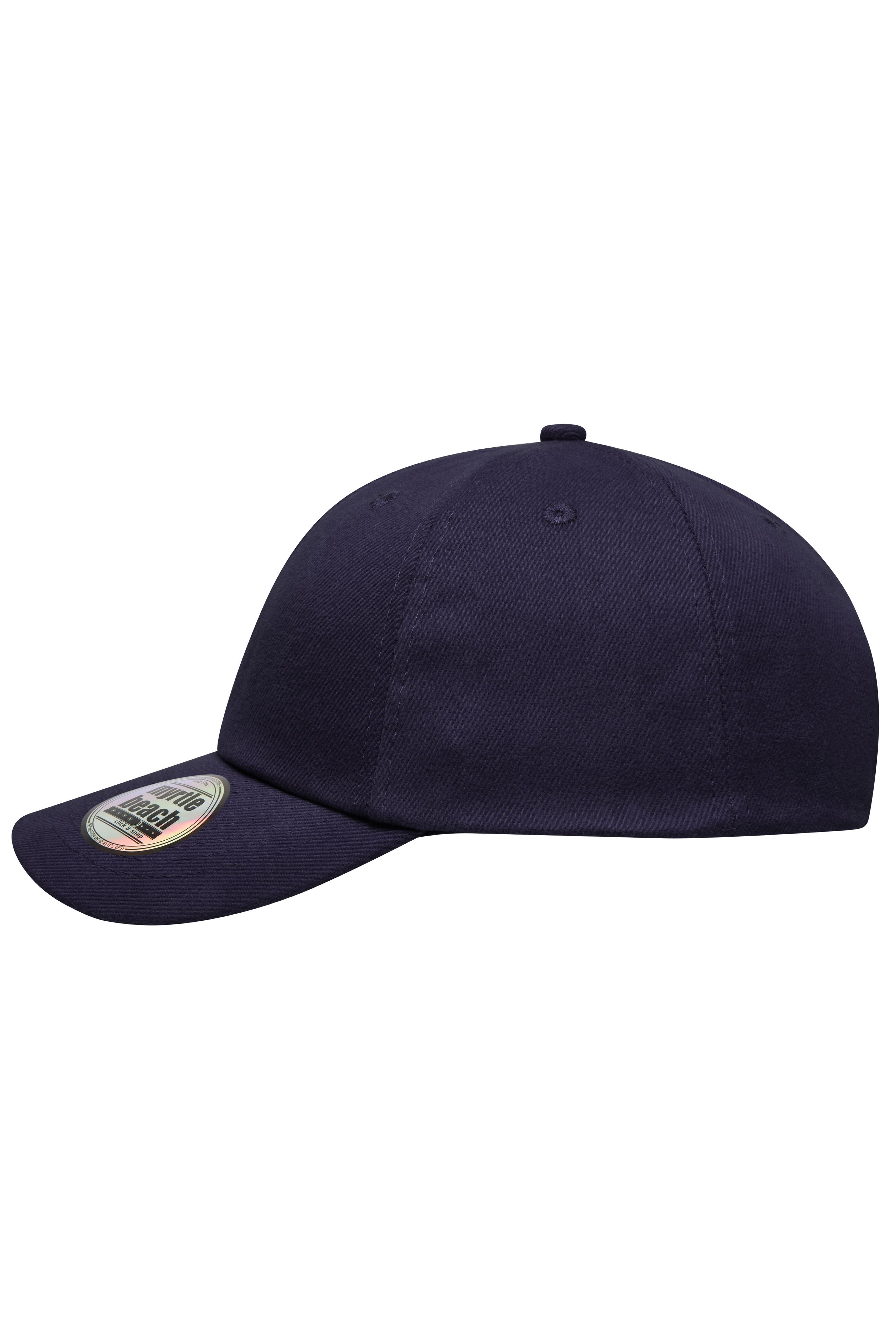 Unisex 6 Panel Heavy Brushed Cap Navy-Daiber