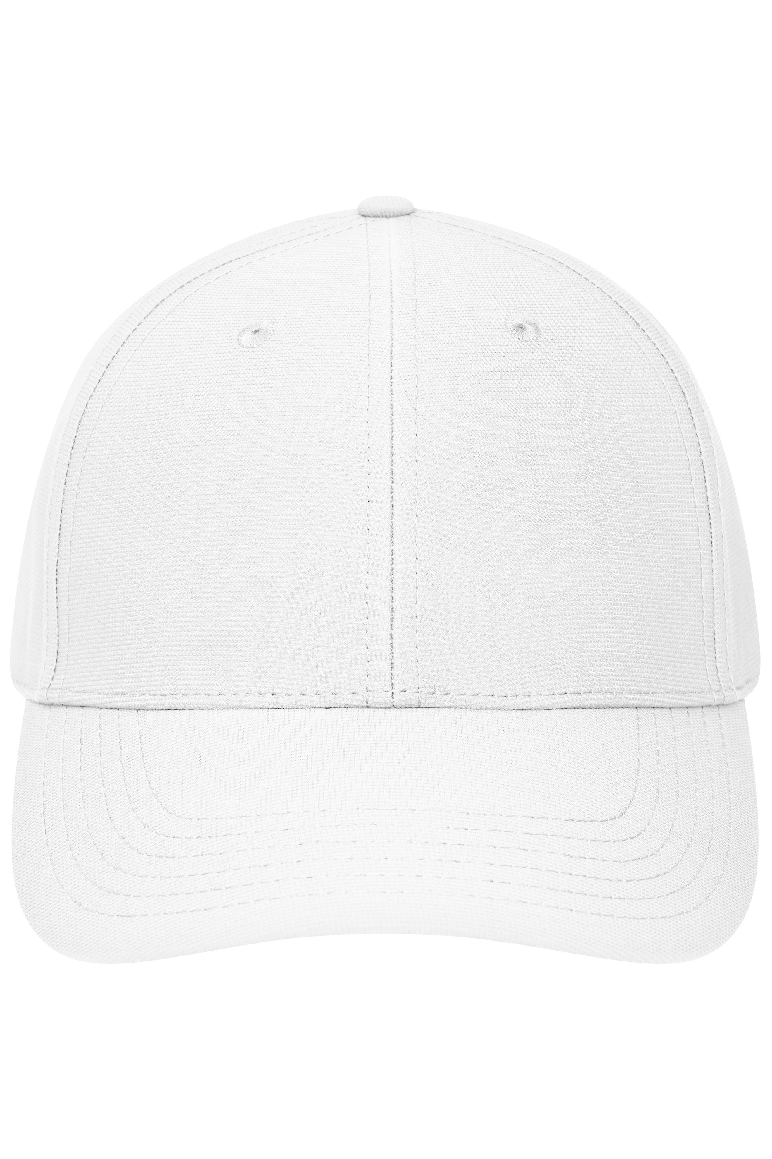 Unisex 6 Panel Workwear Cap RCS White-Daiber