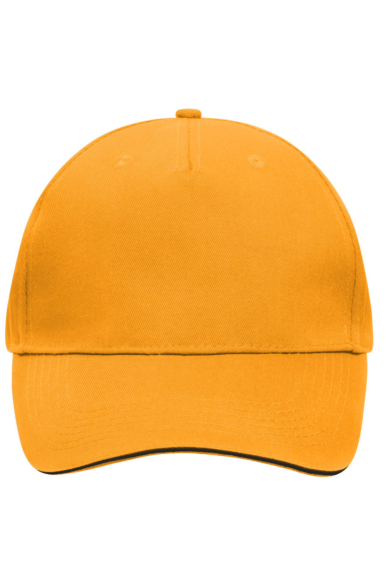 Unisex 5 Panel Sandwich Cap Gold-yellow/navy-Daiber