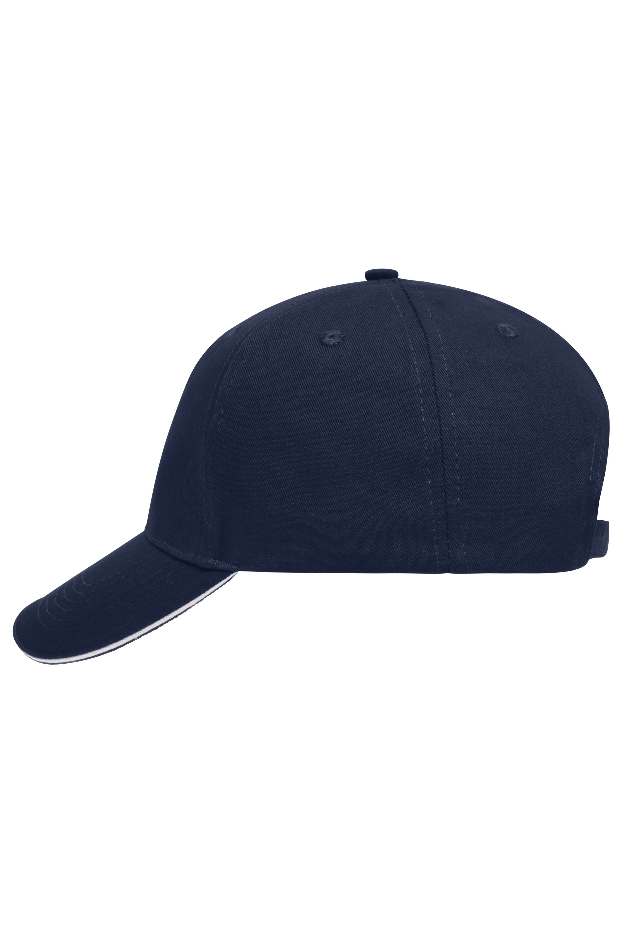 Unisex 5 Panel Sandwich Cap Navy/white-Daiber