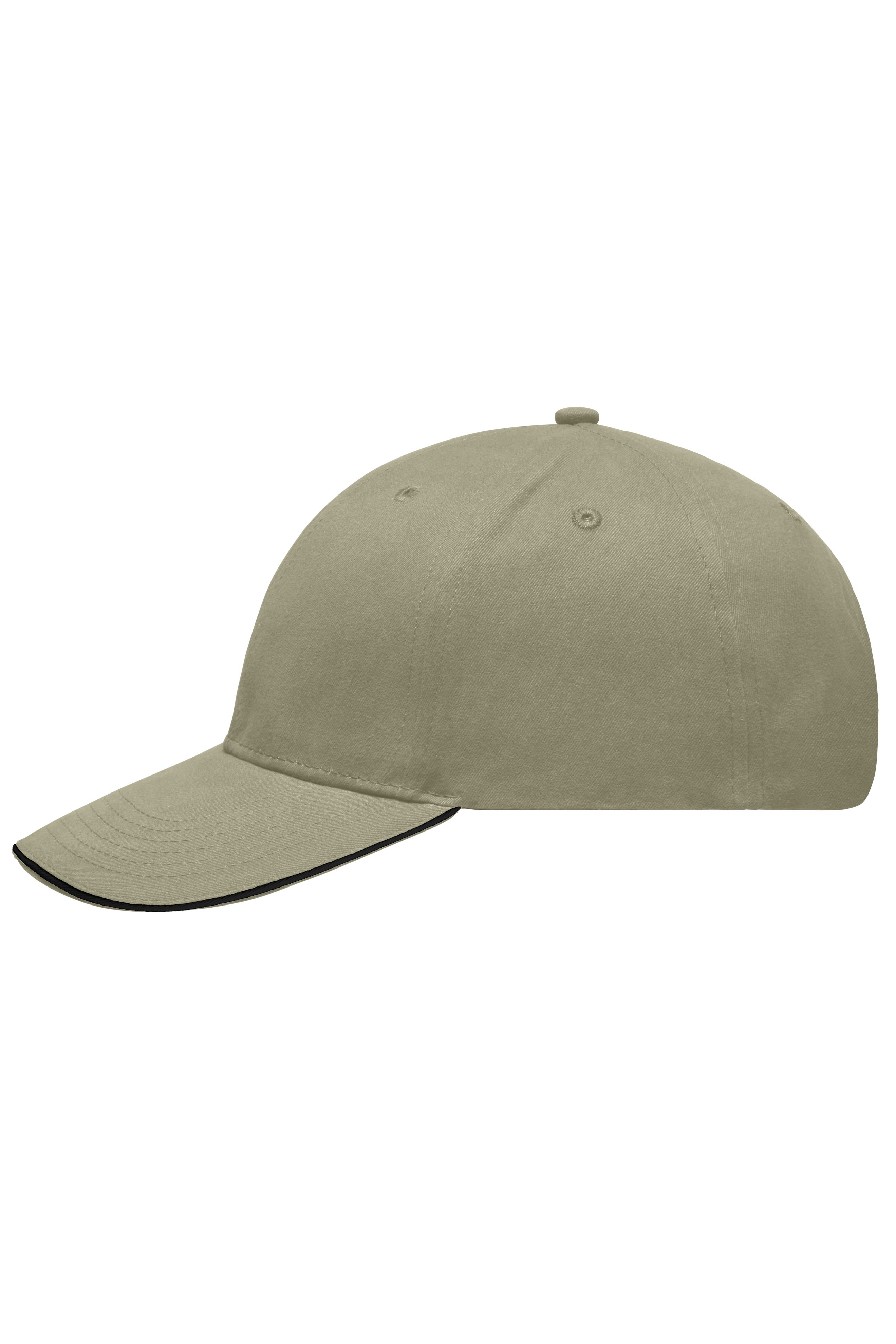 Unisex Light Brushed Sandwich Cap Beige/black-Daiber