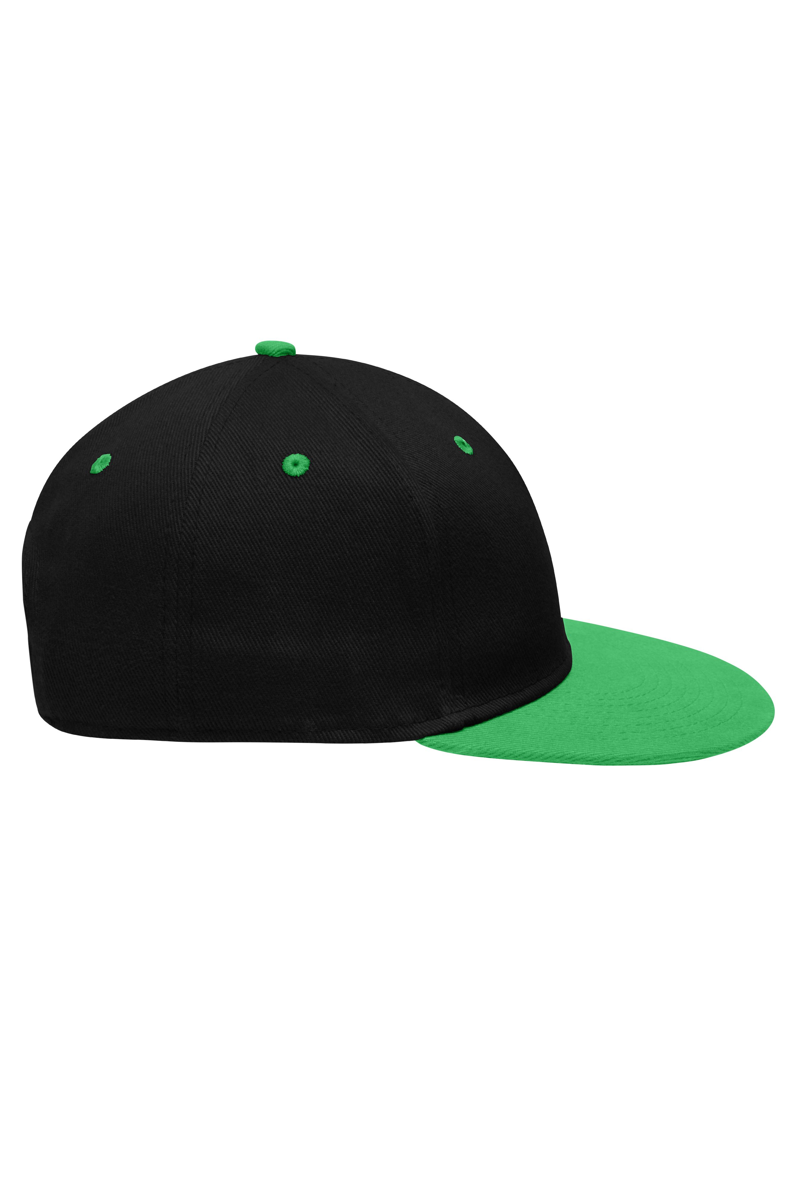 Unisex 6 Panel Pro Cap Black/fern-green-Daiber