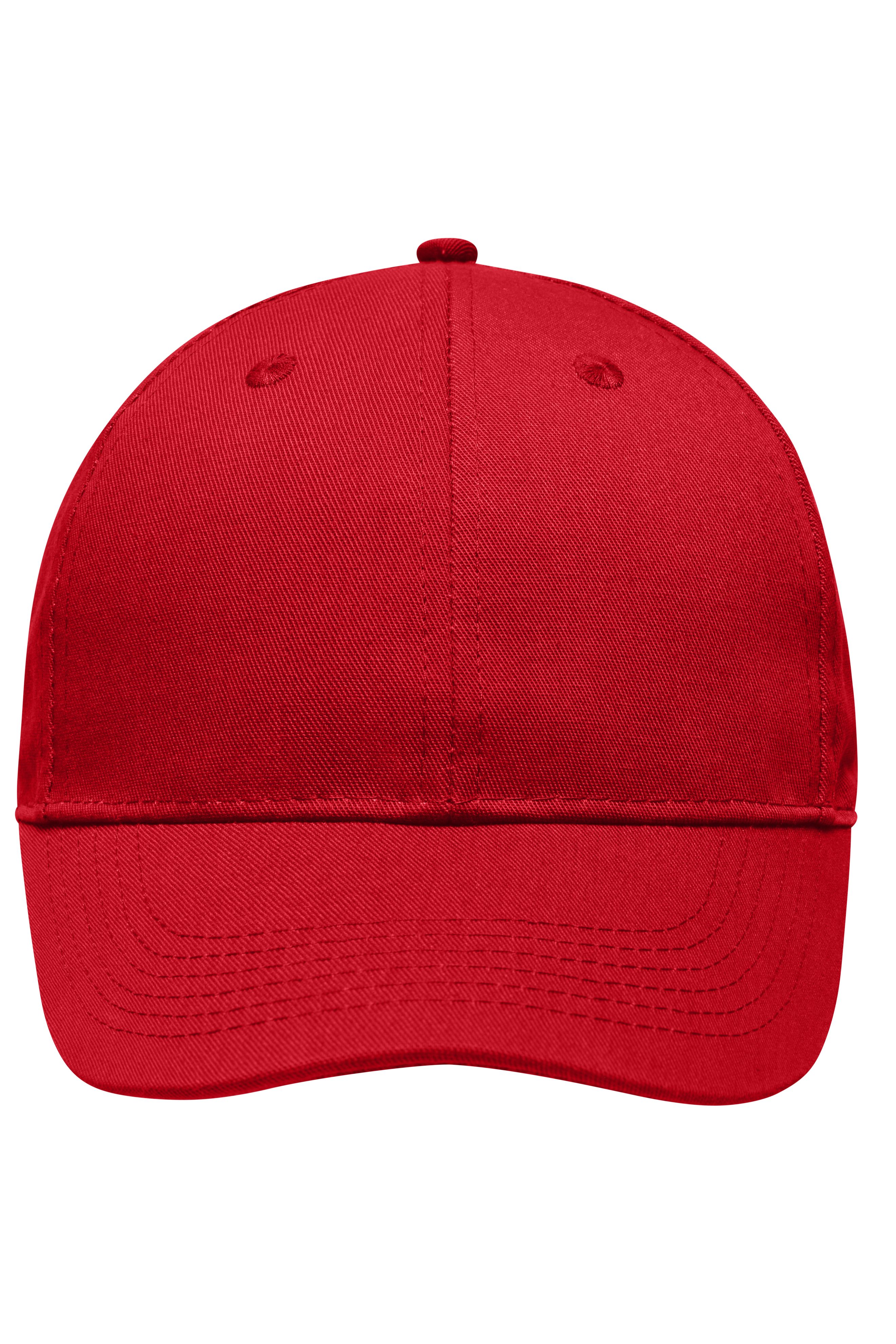 Unisex 6 Panel Workwear Cap - STRONG - Red-Daiber
