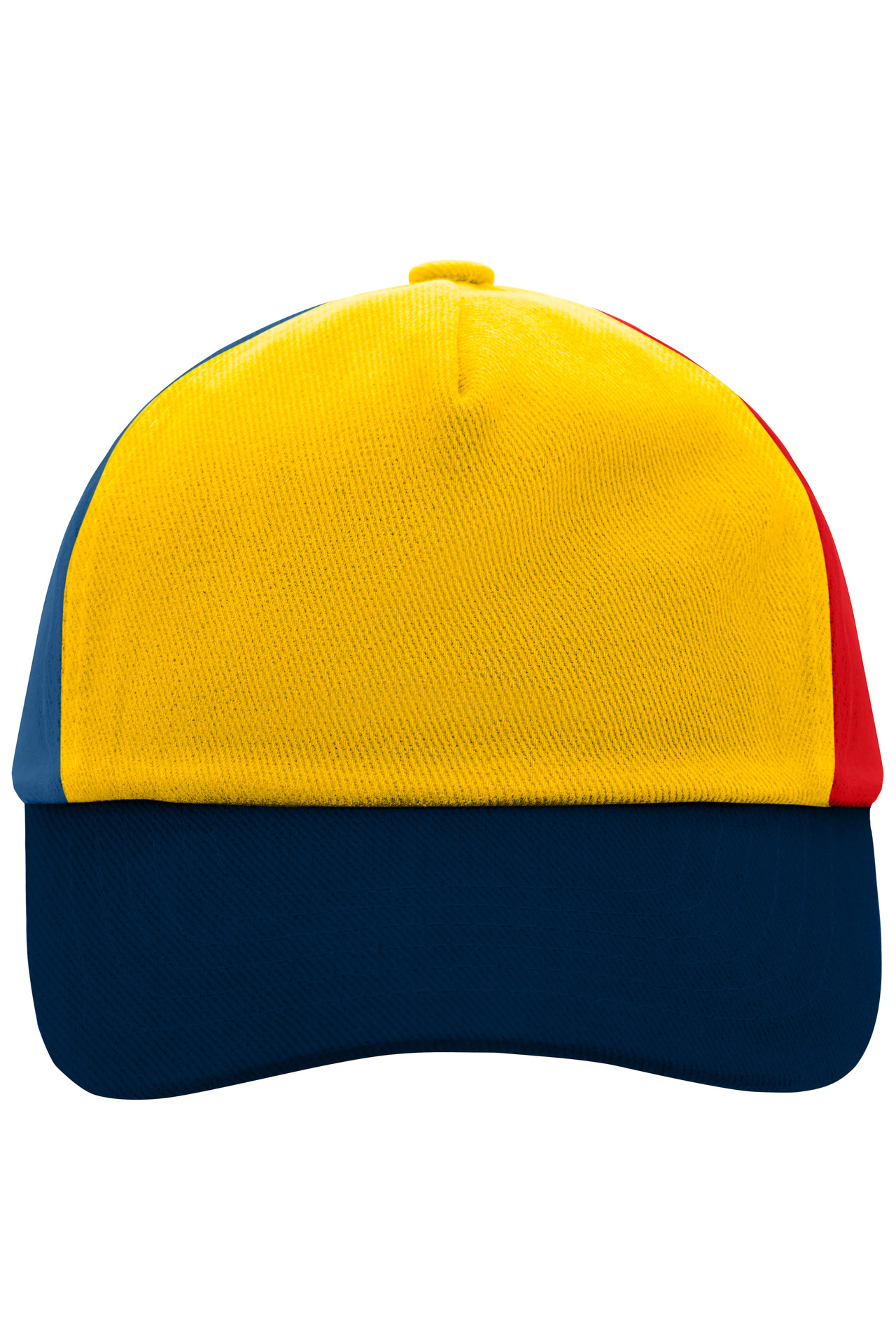 Kids 5 Panel Kids' Cap Gold-yellow/royal/red/navy-Daiber