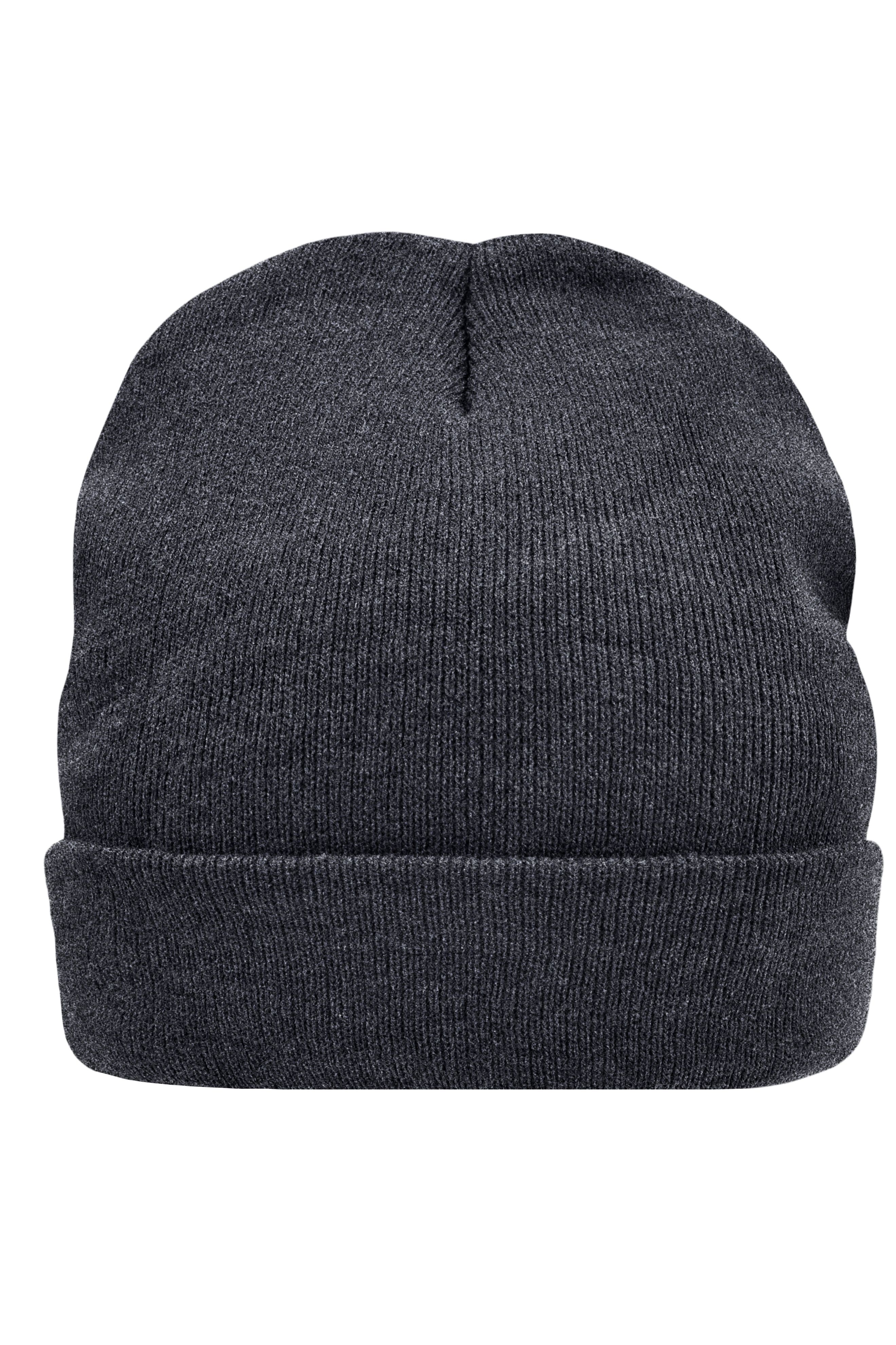Unisex Knitted Cap Thinsulate™ Dark-grey-melange-Daiber