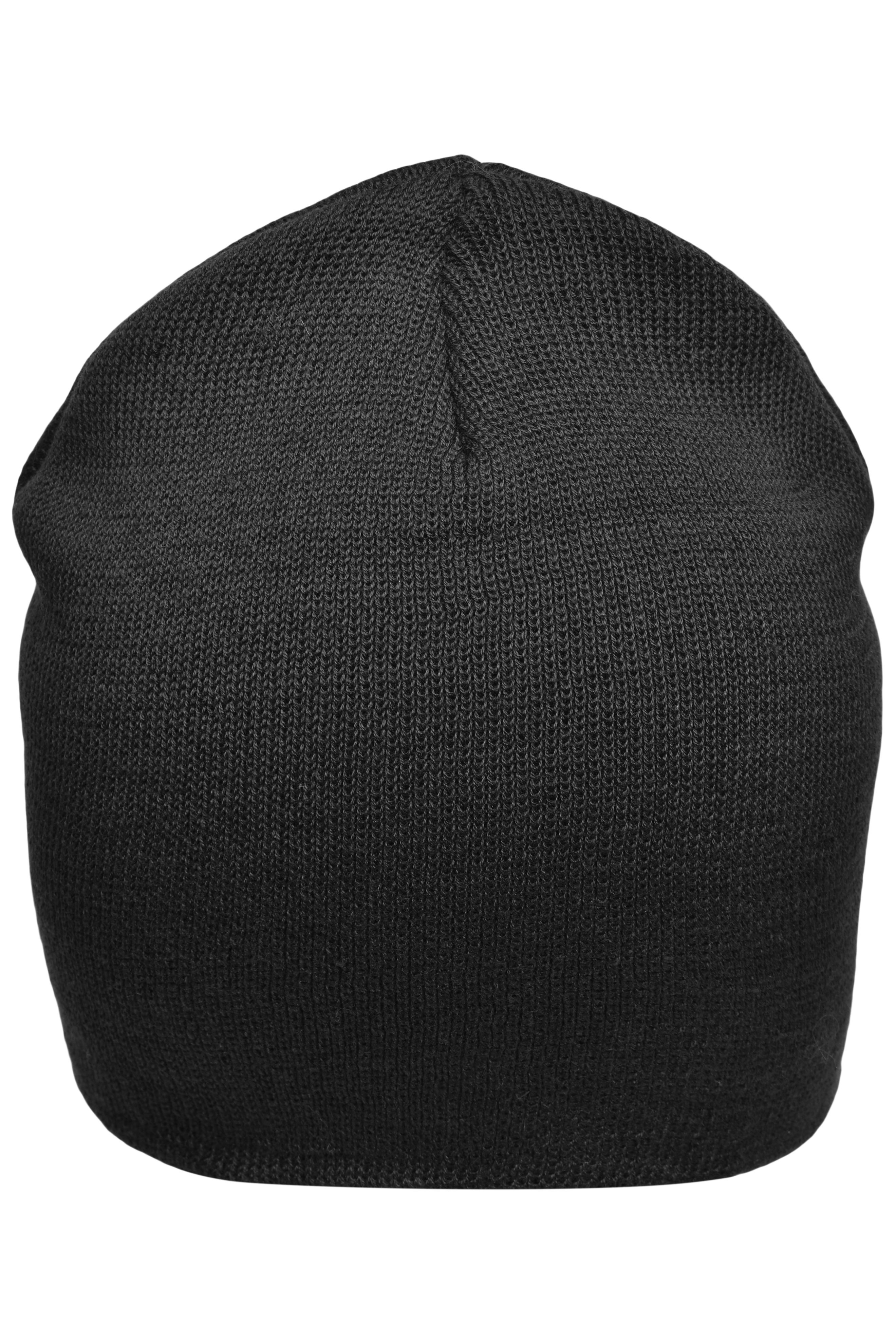 Unisex Cotton Beanie Black-Daiber
